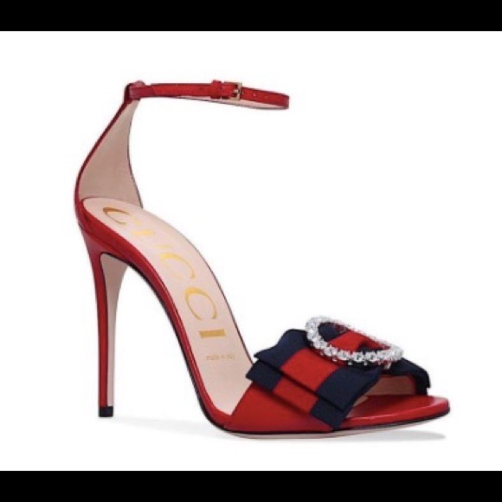 Gucci Stiletto Heels With Embellishment Gem